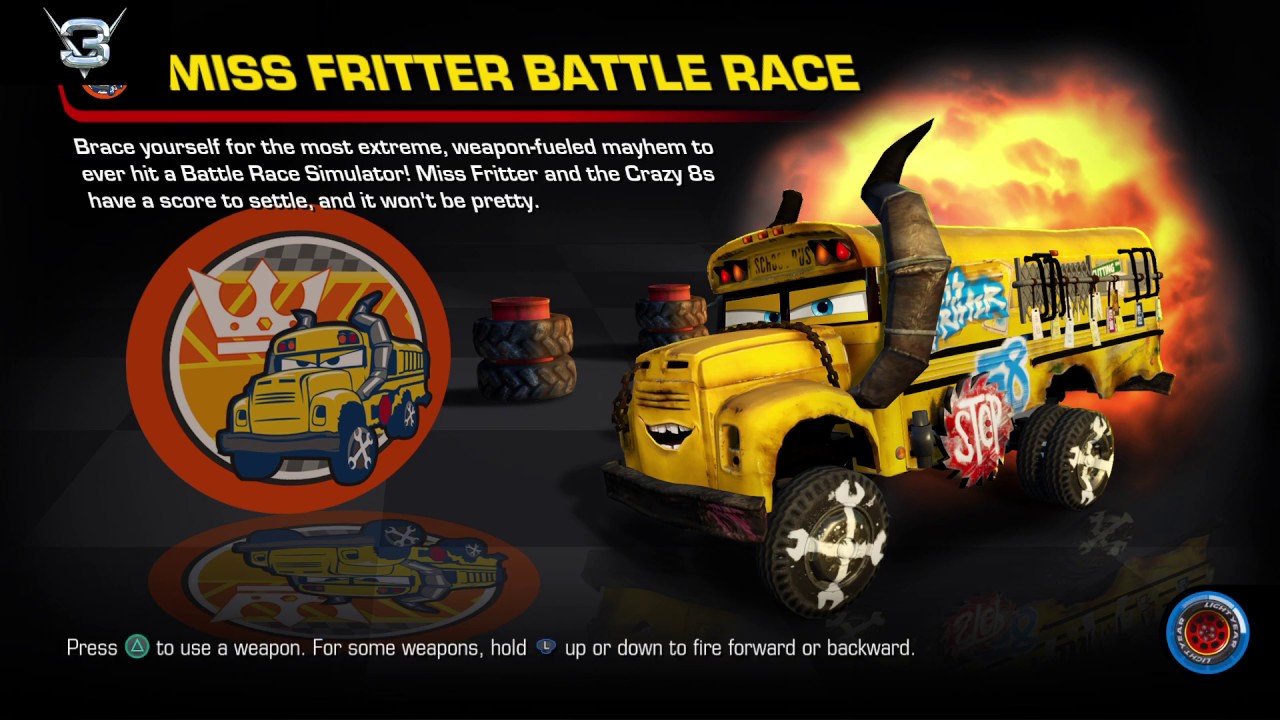 Cars 3: Driven to Win - Master Level Events at Miss Fritter Battle Race ...
