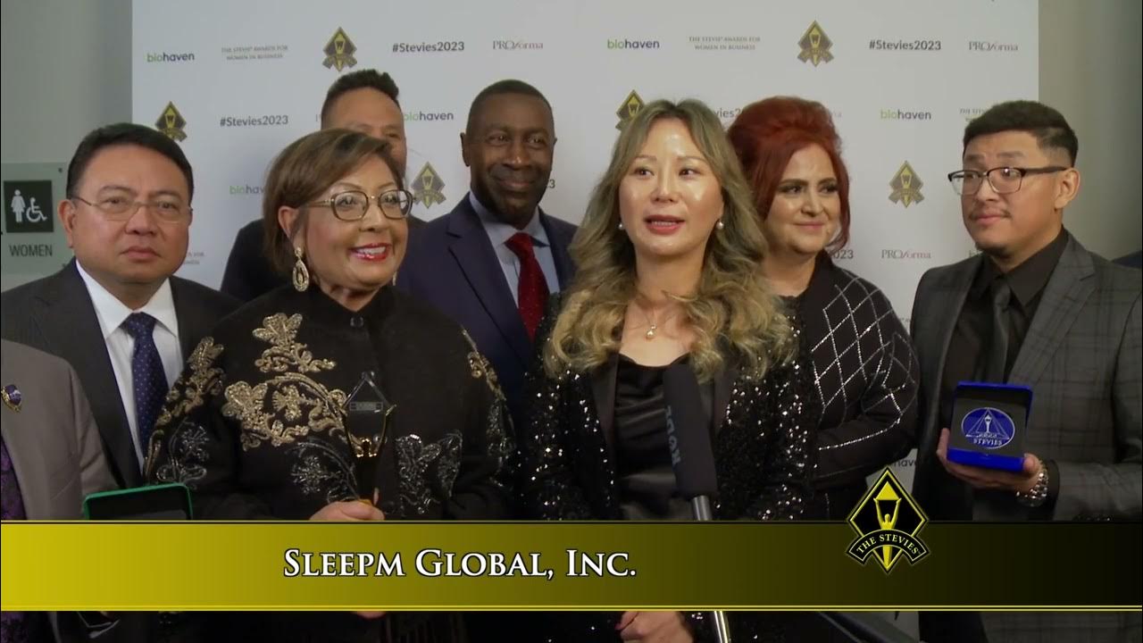 Sleepm Global, Inc wins in the 2023 Stevie® Awards for Women in Business - YouTube