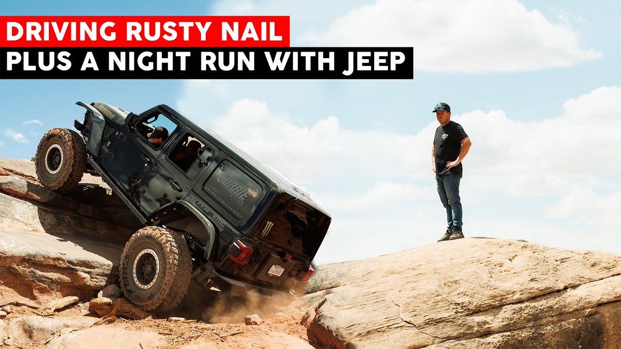WE TOOK THE HAMMERS EDITION JEEP 392 ON RUSTY NAIL | MOAB EJS 2025 ...