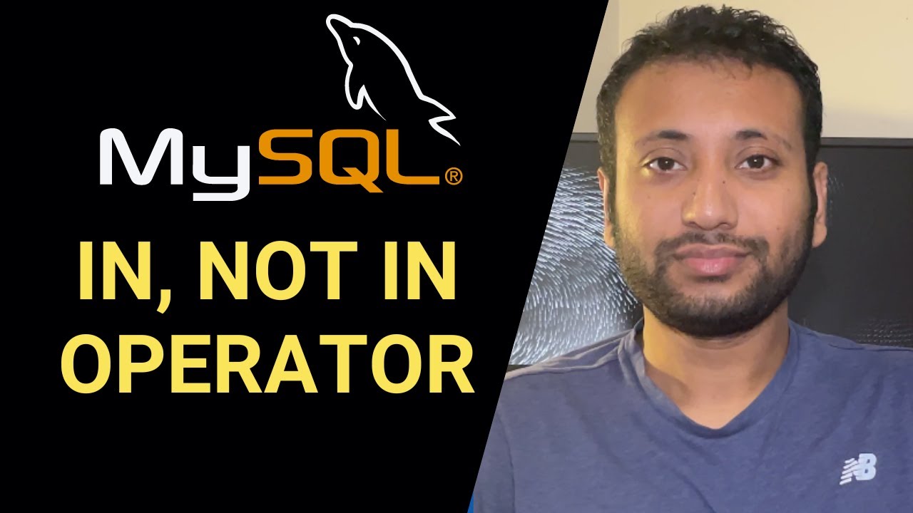 Bangla Database Tutorial 25 : IN, NOT IN | Logical Operator - YouTube
