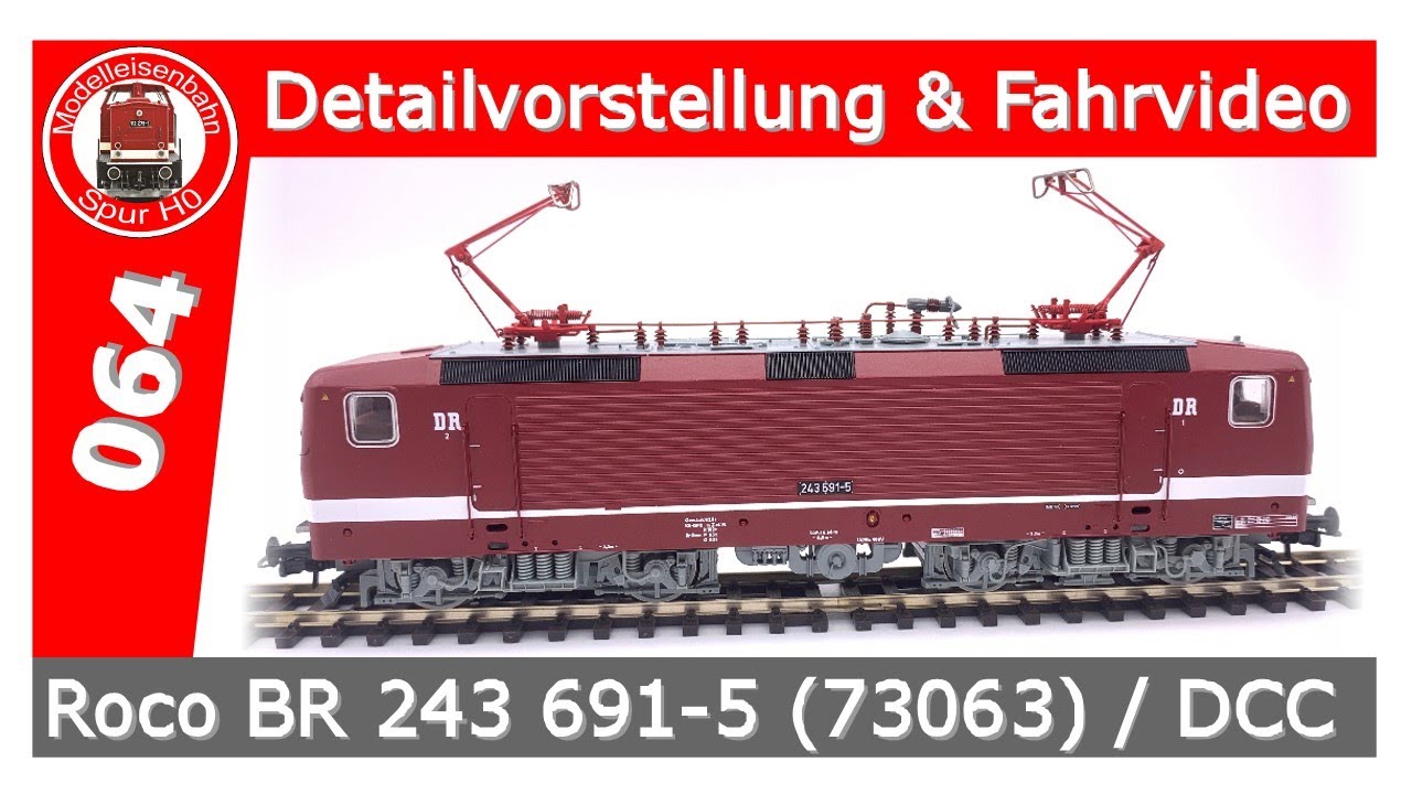 Roco BR243 #73063 Neukonstruktion 2020 DCC, Sound, LED, Kondensator, DR ...