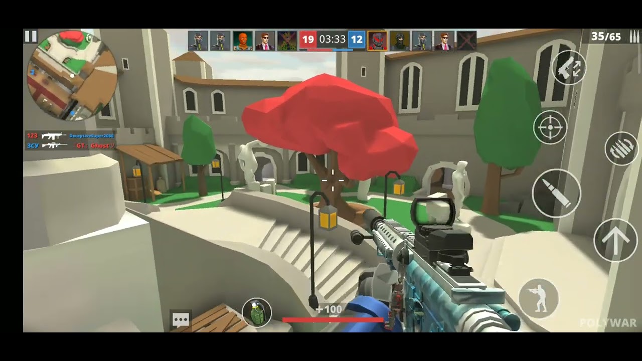 LEVEL 25 GAME PLAY POLY WAR #polywar #gameplay #kuboomgame #azurgames # ...