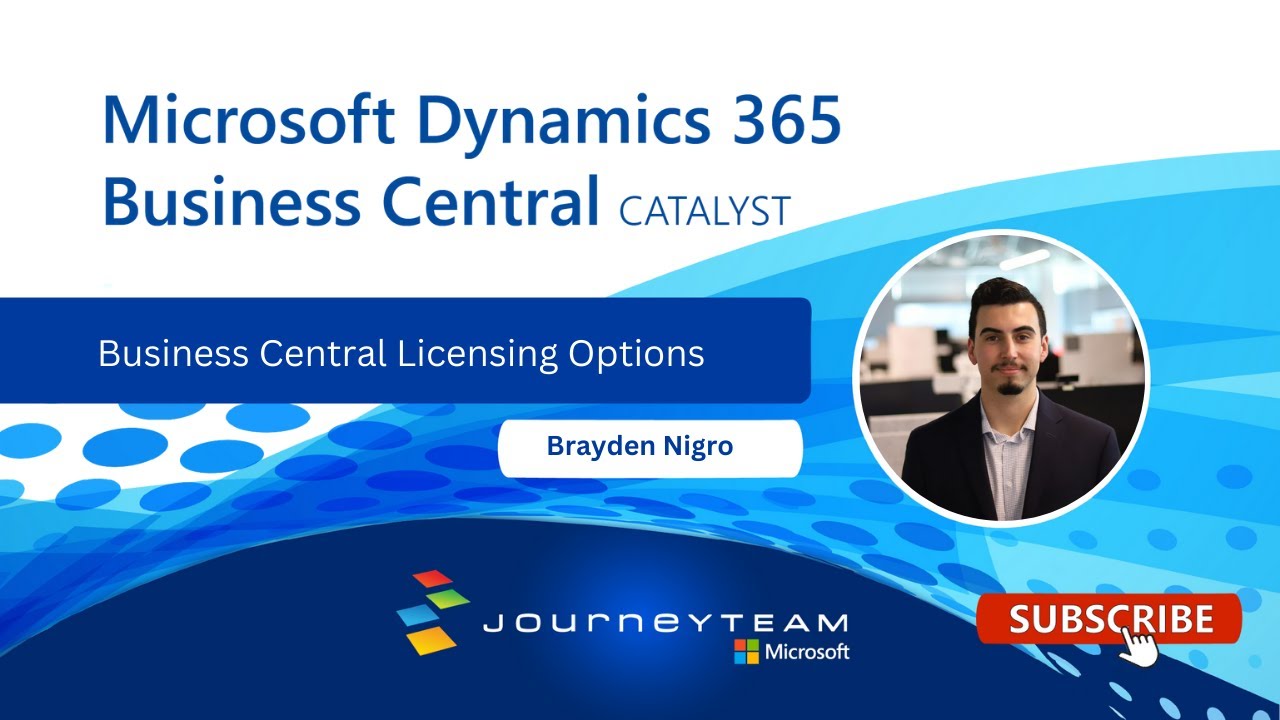 Dynamics 365 Business Central Licensing and Pricing Options - YouTube