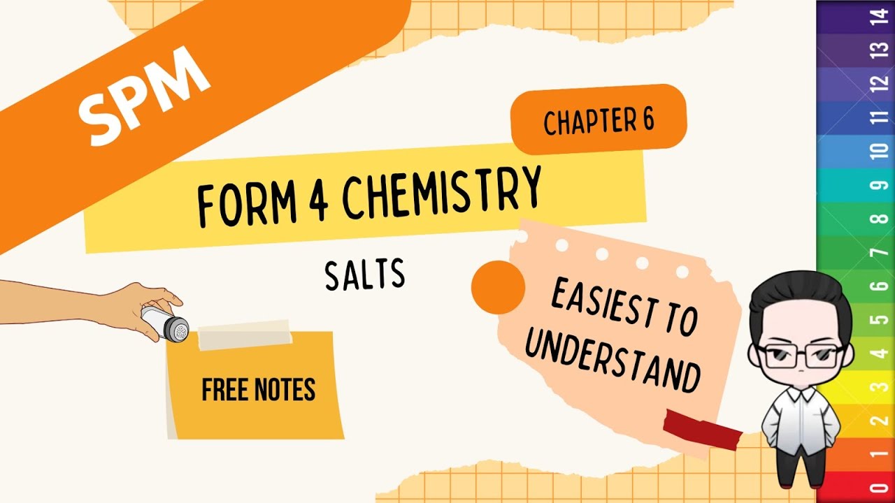 [SPM] FORM 4 CHEMISTRY : Chapter 6 Salts | Seminar Revision - YouTube
