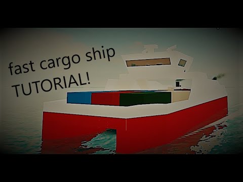 fast cargo transporter ship TUTORIAL! [plane crazy roblox] - YouTube