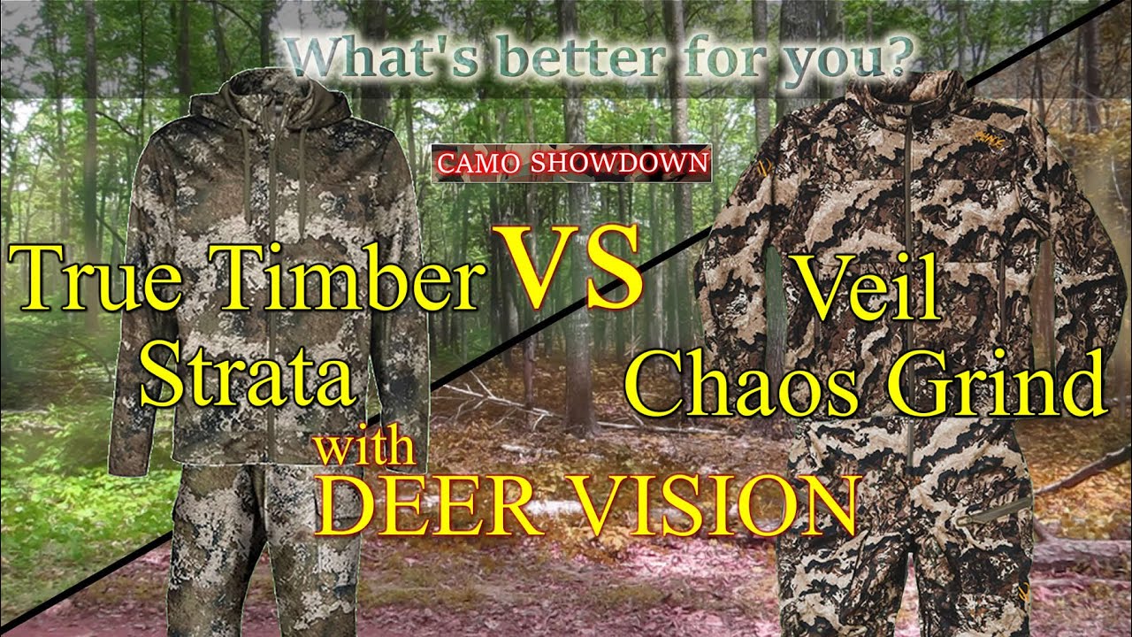 True Timber Strata Vs Veil Chaos Grind. Compare hunting camo w ...