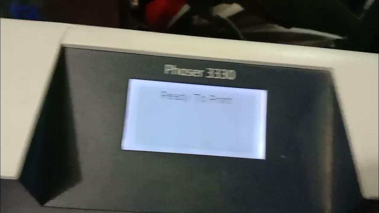 printer xerox phaser 3330 computer name print out solution - YouTube