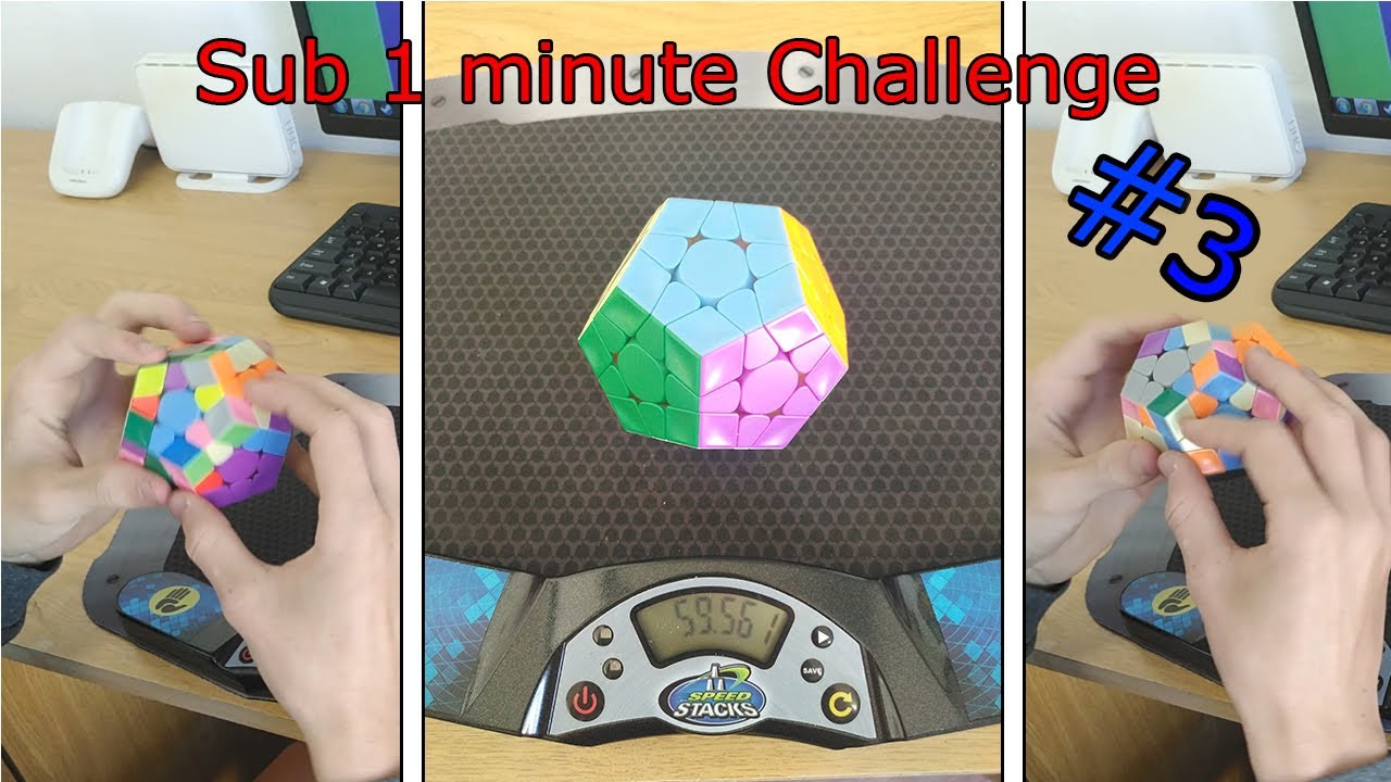 I'm Finally Sub 1:10 On Megaminx ( Sub 1 Minute Megaminx Challenge Part ...