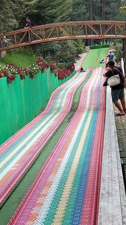 Rainbow slide at Dahilayan Adventure Park #bukidnon - YouTube