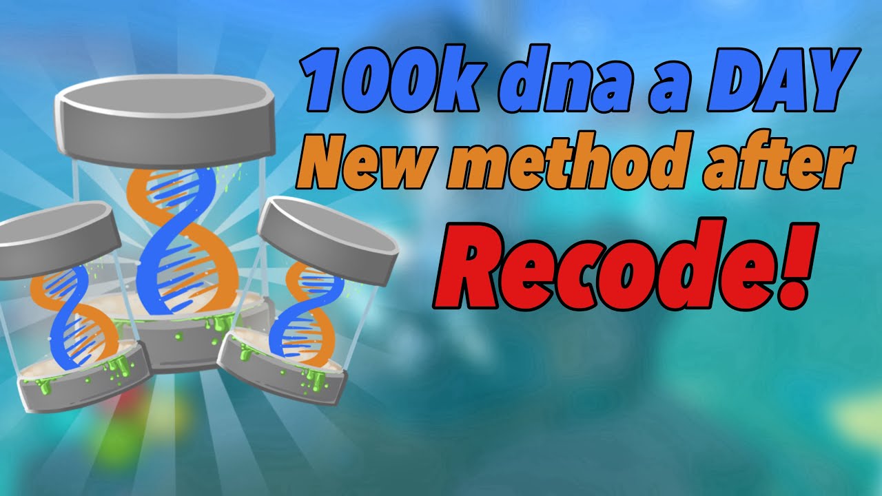 Roblox Dinosaur Simulator | HOW TO MAKE TONS OF DNA AFTER THE RECODE ...