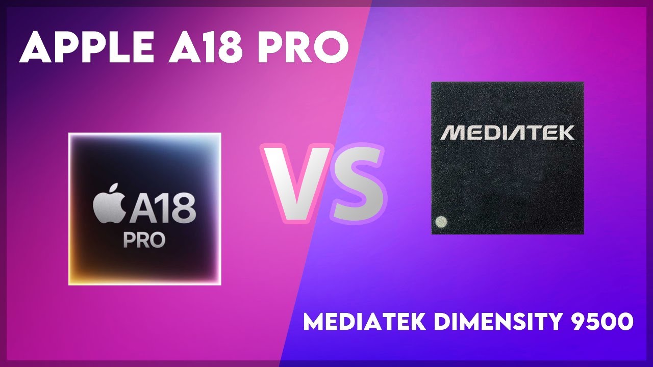 Apple A18 Pro vs MediaTek Dimensity 9500 Technical Comparison - YouTube