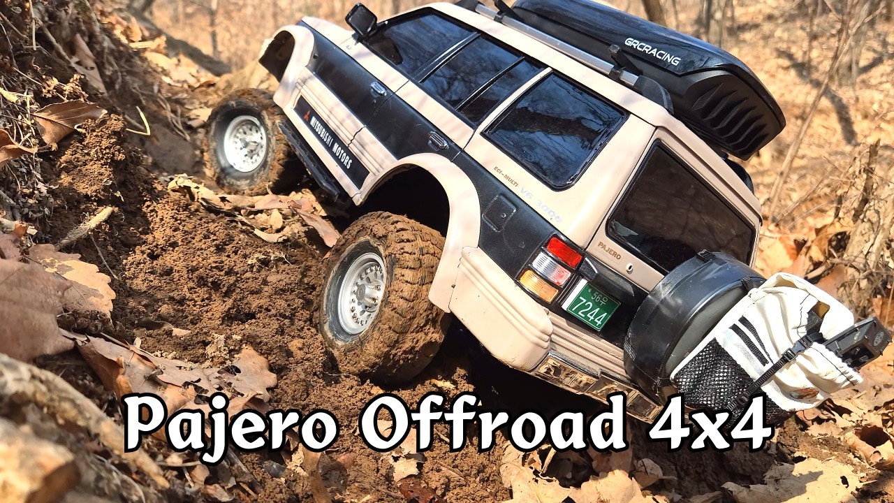 1/10 Scale Mitsubishi Pajero Offroad Adventure RC Car - YouTube