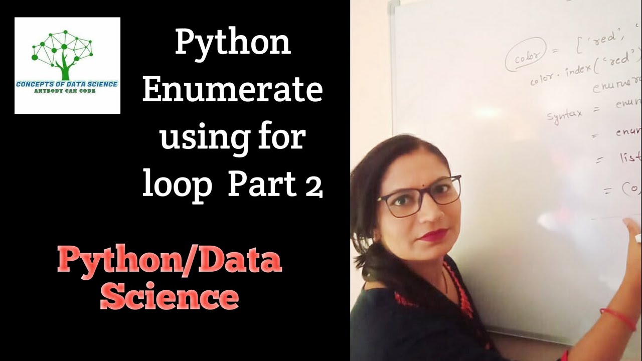 Class 10 Python Enumerate Using For Loop Part 2 Youtube