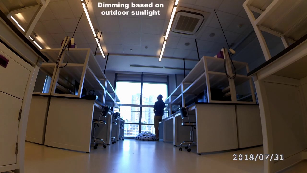 DALI Lighting Control Project - YouTube