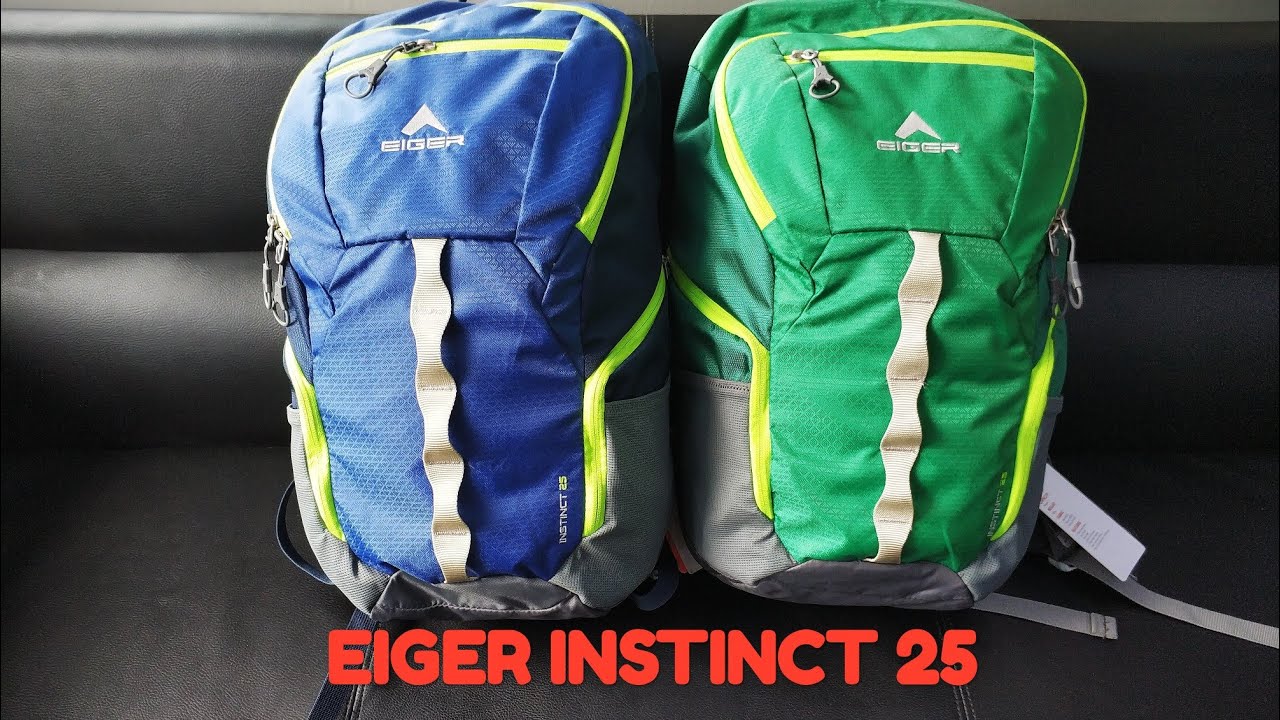 Eiger Instinct 25 tas punggung daypack ransel eiger - YouTube