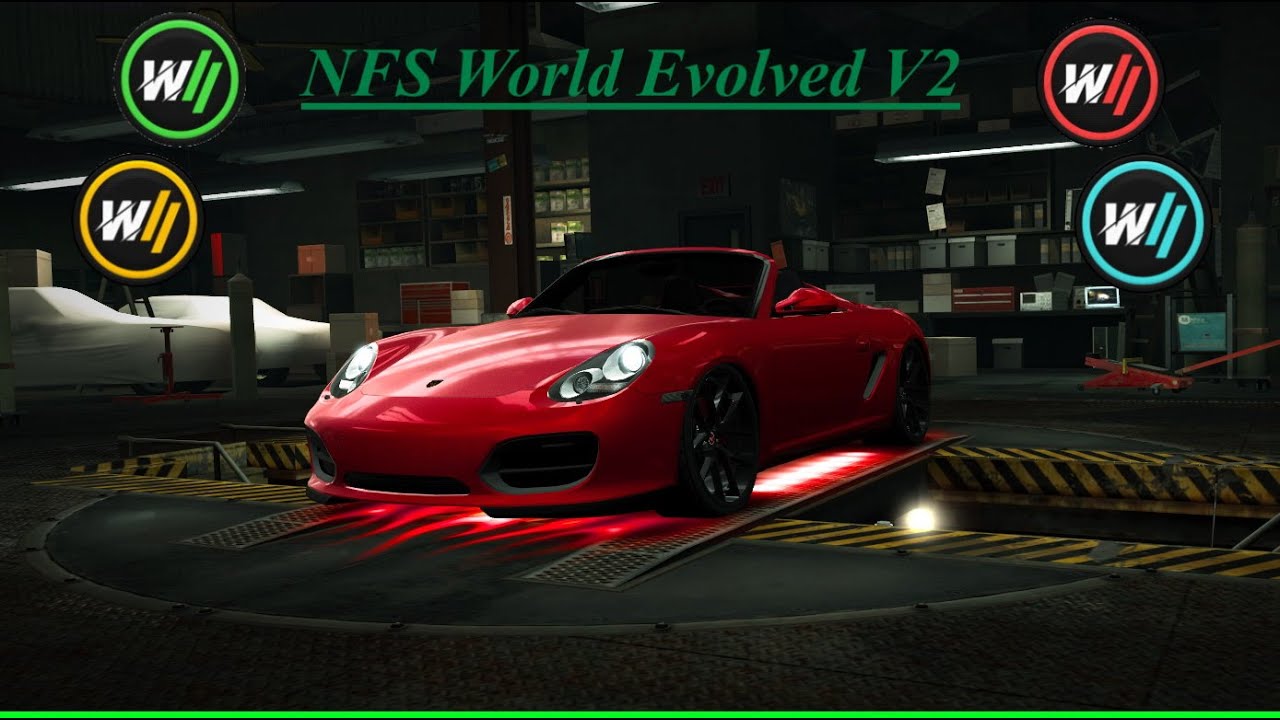 NFS World Evolved V2 Weekly challenge (PORSCHE BOXSTER SPYDER (987) B ...