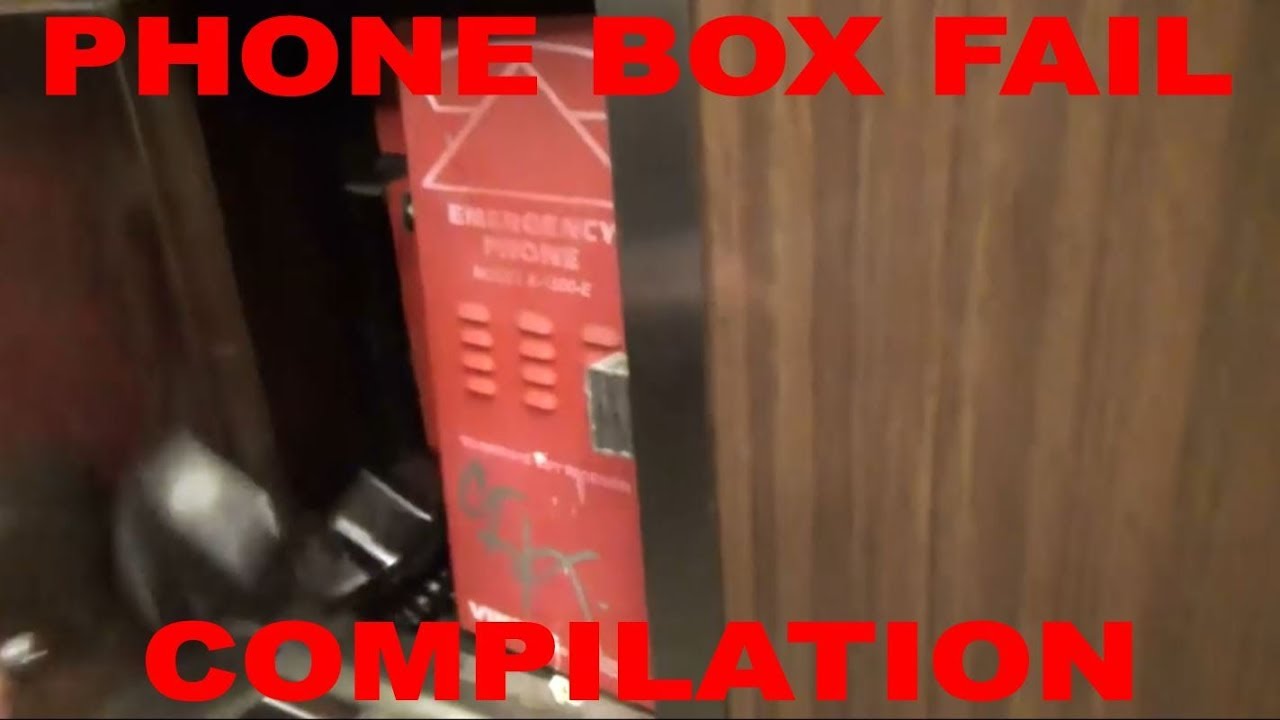 Phone Box Fail Compilation - YouTube