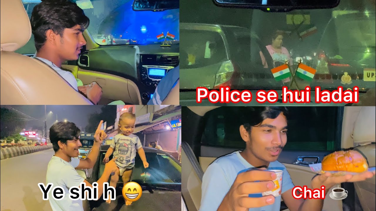 Raat me police se hui ladai 😲 #dailyvlog #foryou #police #viral #night ...