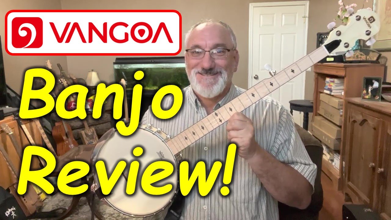 Vangoa 5-string open-back banjo review. - YouTube