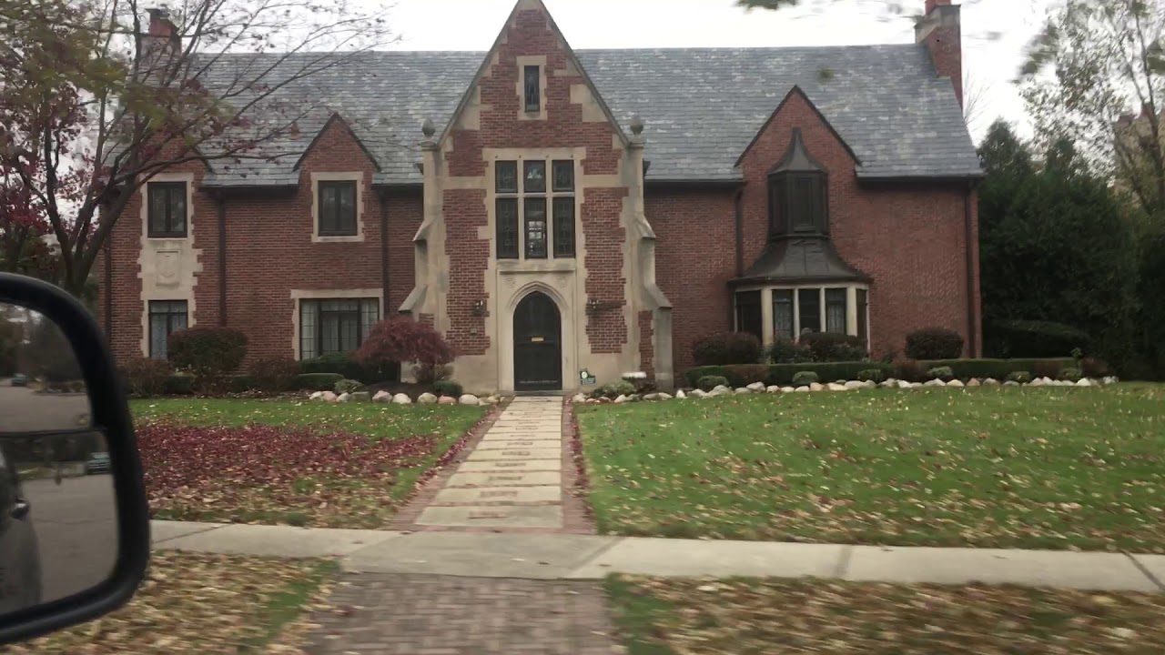 Detroit’s Exclusive/Wealthy Palmer Woods - YouTube