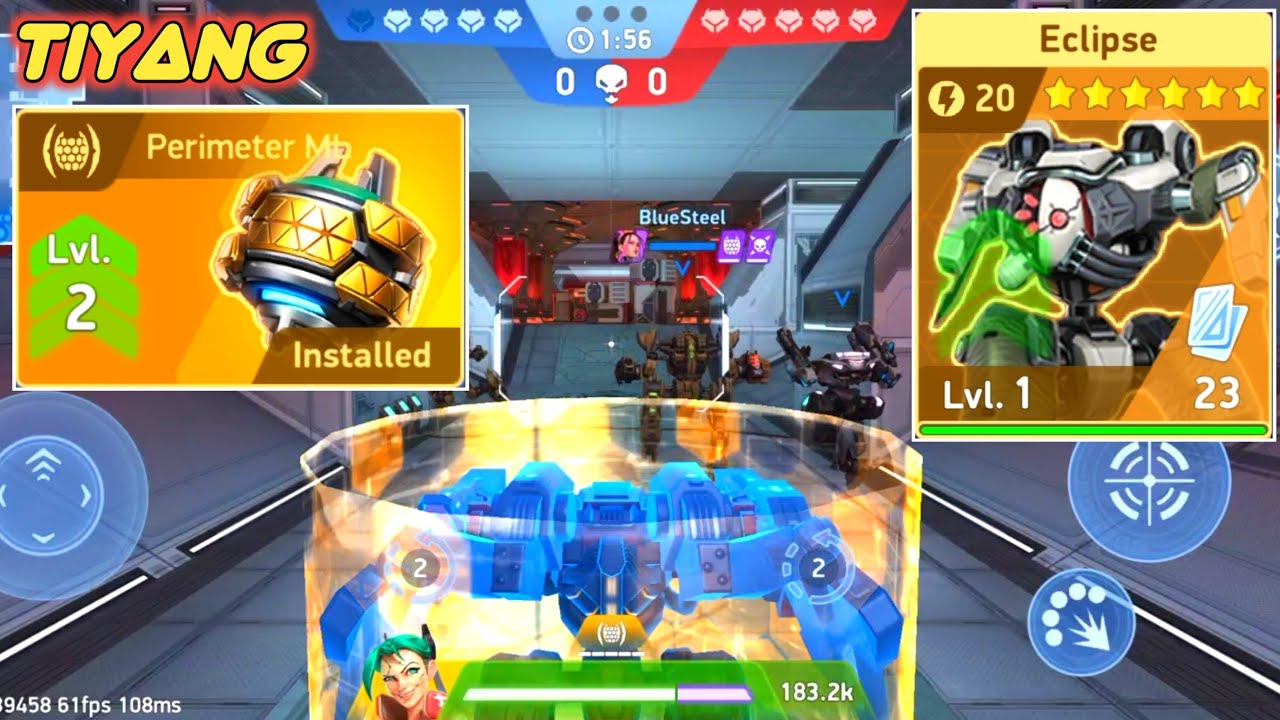 Is Perimeter ML- MOD Really Good With Eclipse | Mech Arena - YouTube