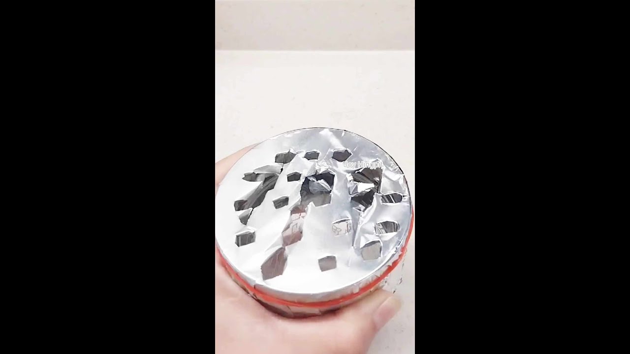 ODD-ASMR TRENDING ALUMINUM FOIL SATISFYING UNIQUE SOUNDS #diy #creative ...