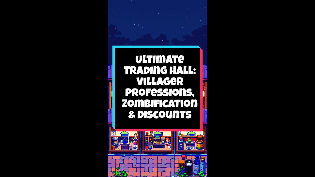 Ultimate Trading Hall: Villager Professions, Zombification & Discounts ...