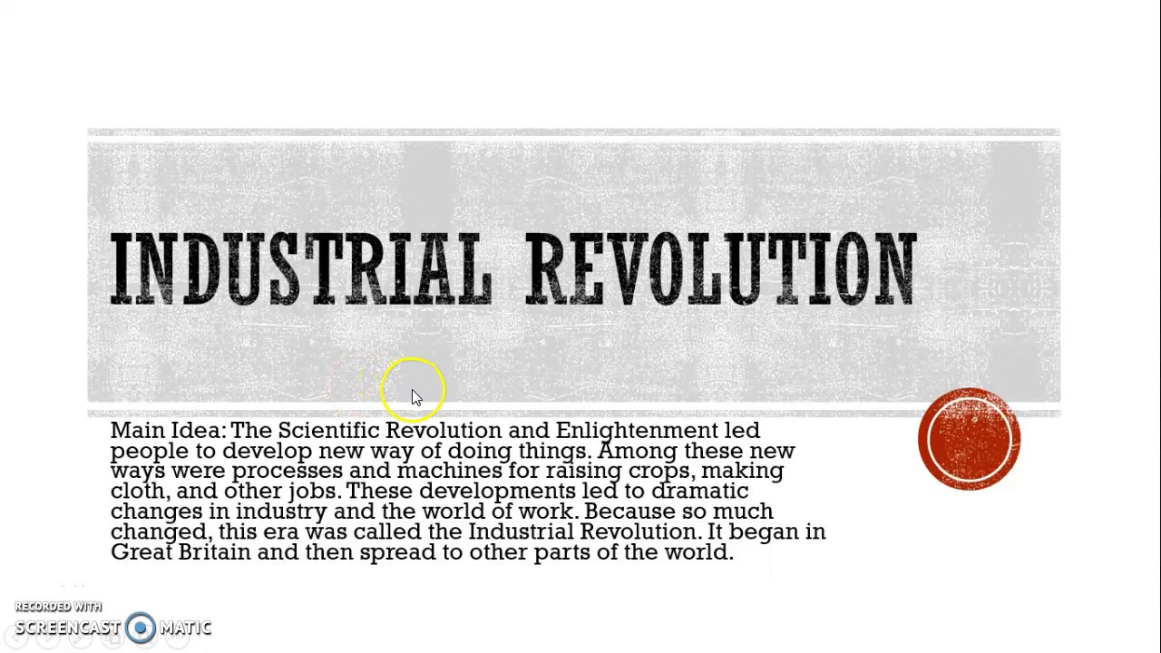 Unit 5: Industrial Revolution - YouTube