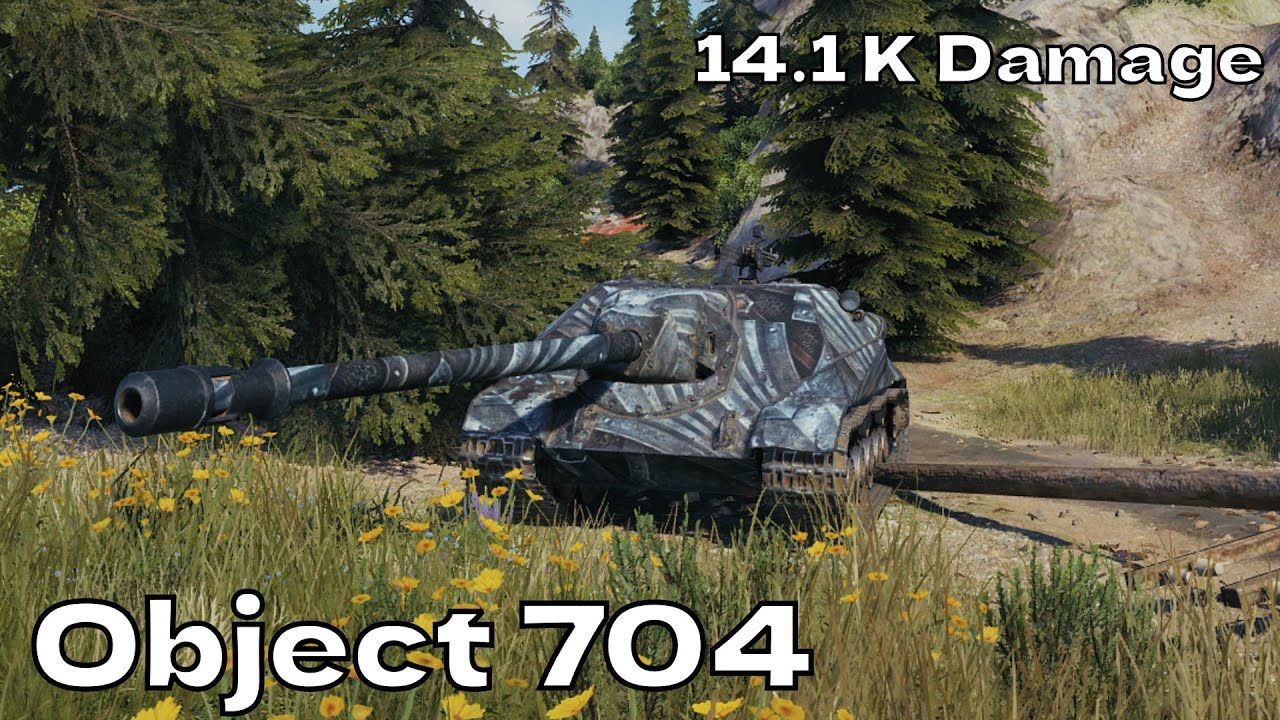 Object 704 WoT — 14,1K Damage, 7 Kills - YouTube