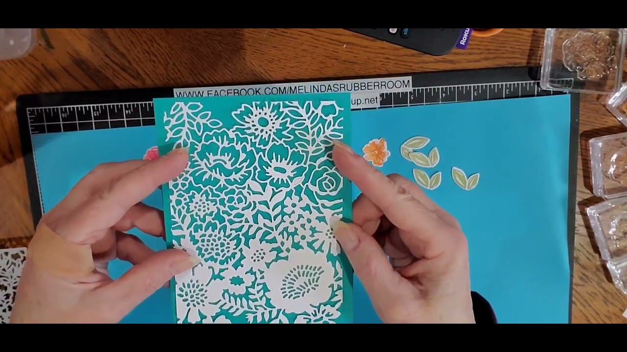 Two Step stamping with "Two Tone Floral" stamps set and dies - YouTube