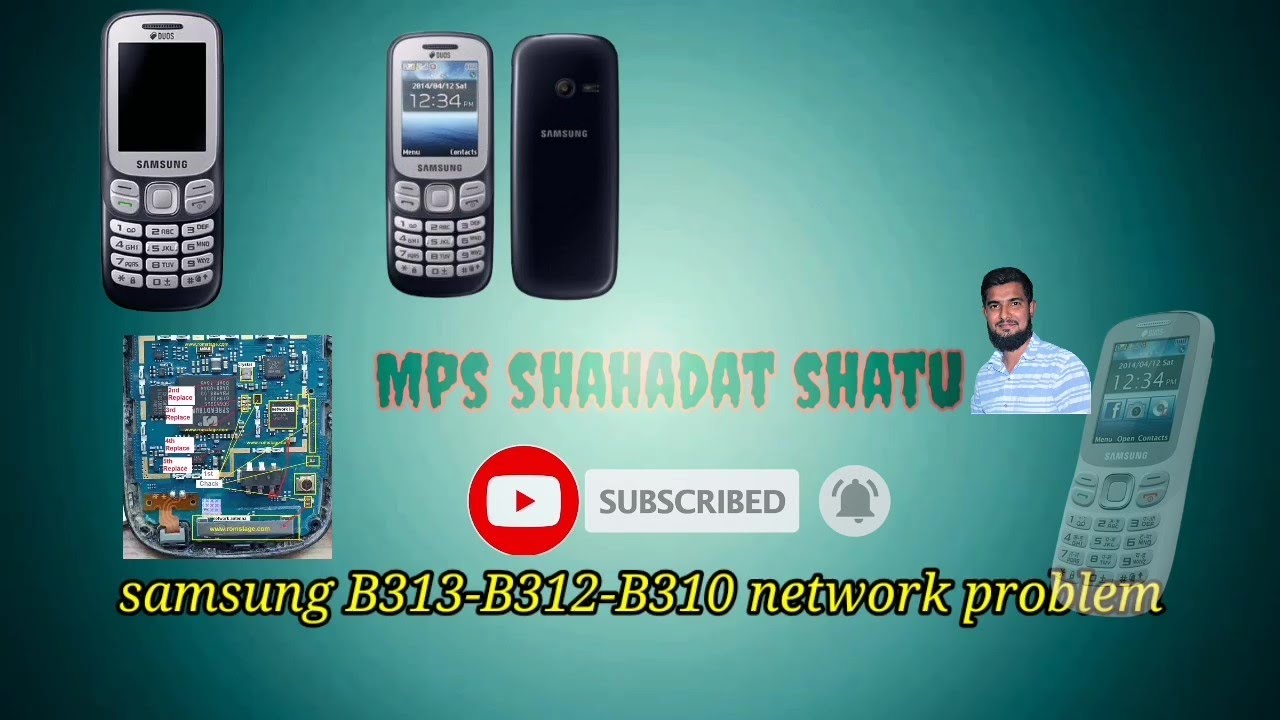 Samsung B 310 B 311- B312 - B 313 Network Problem solution 100% (100% ...