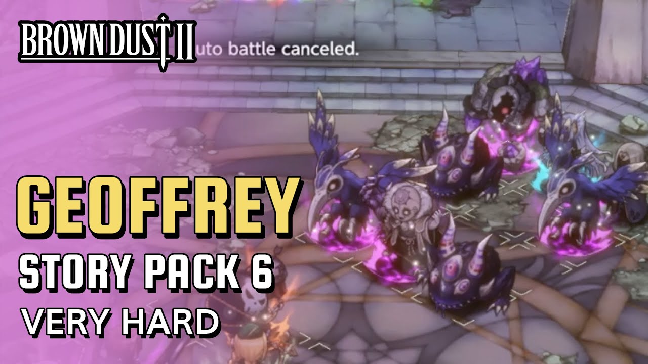 Geoffrey & Morpeah Very Hard | Brown Dust 2 Story Pack 6 Boss Tips ...