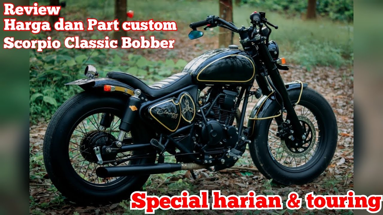 Motor Custom HARGA Pelajar "Scorpio Custom Bobber" #Bengkel.88 scorpio ...