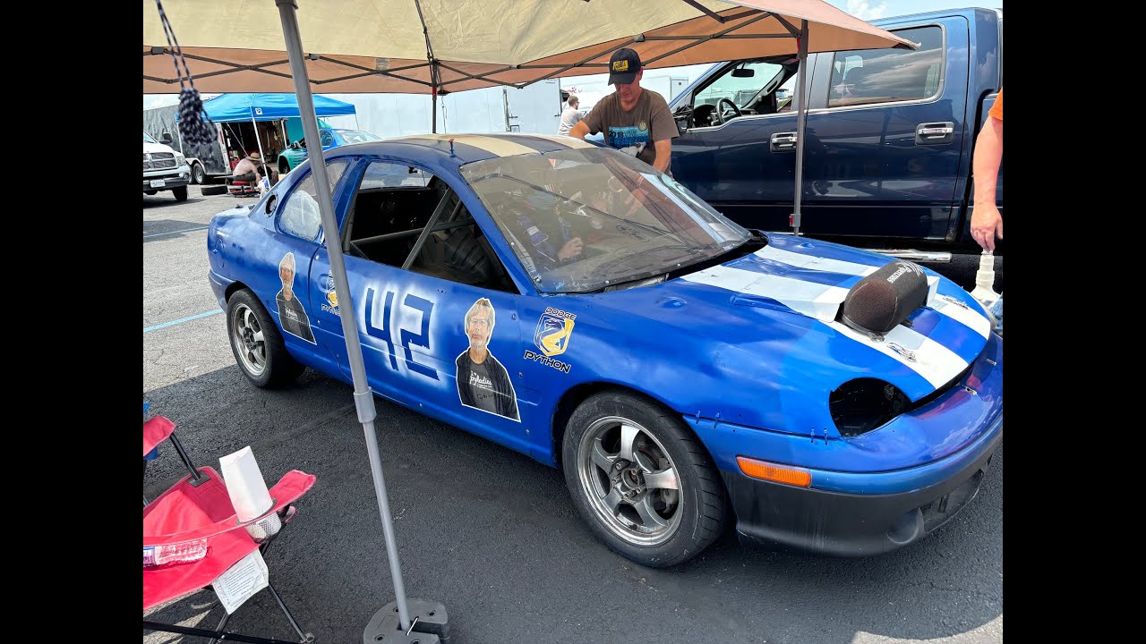 A Day of Racing in the Sakai Racing Team Dodge Python Neon ACR @ Joliet ...