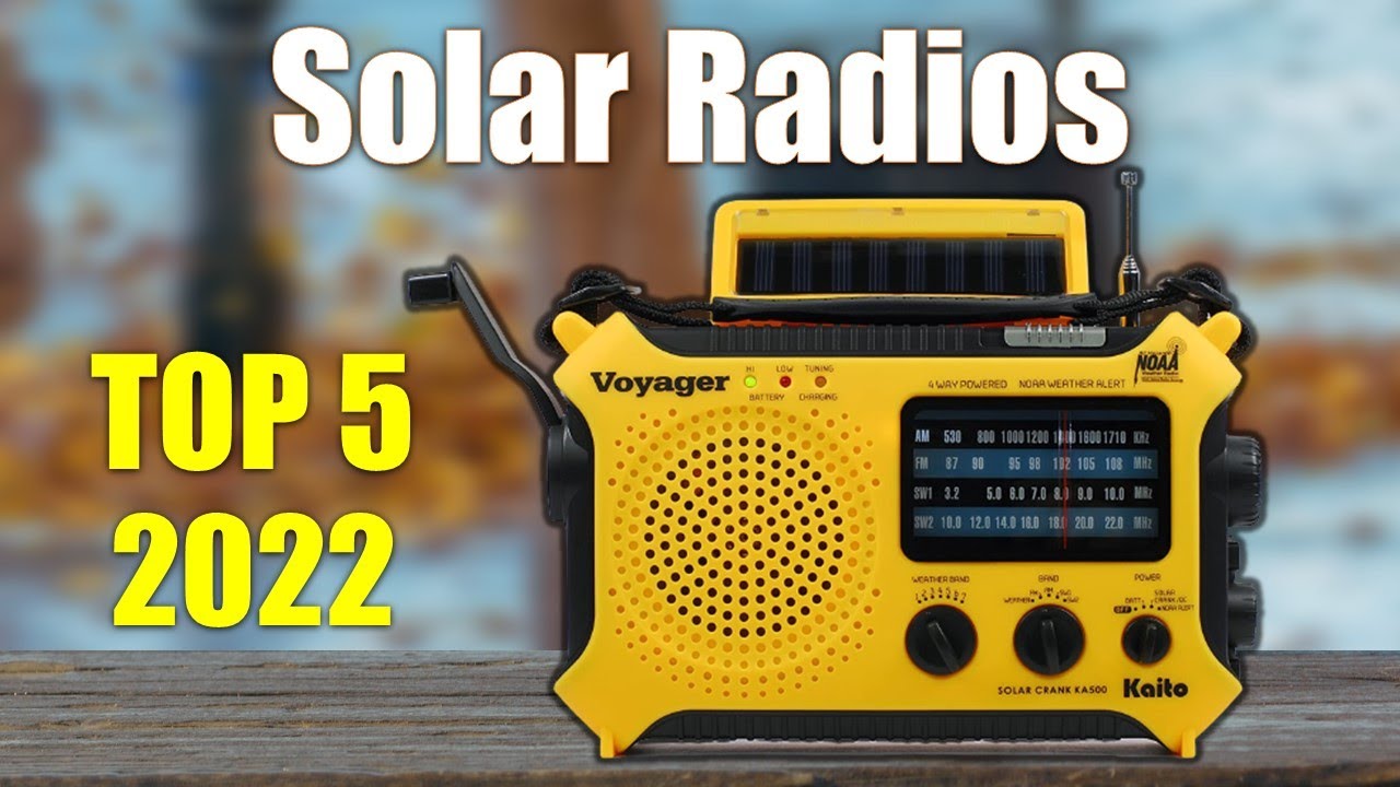 Solar Radios : Top 5 Best Solar Radios 2022 - YouTube