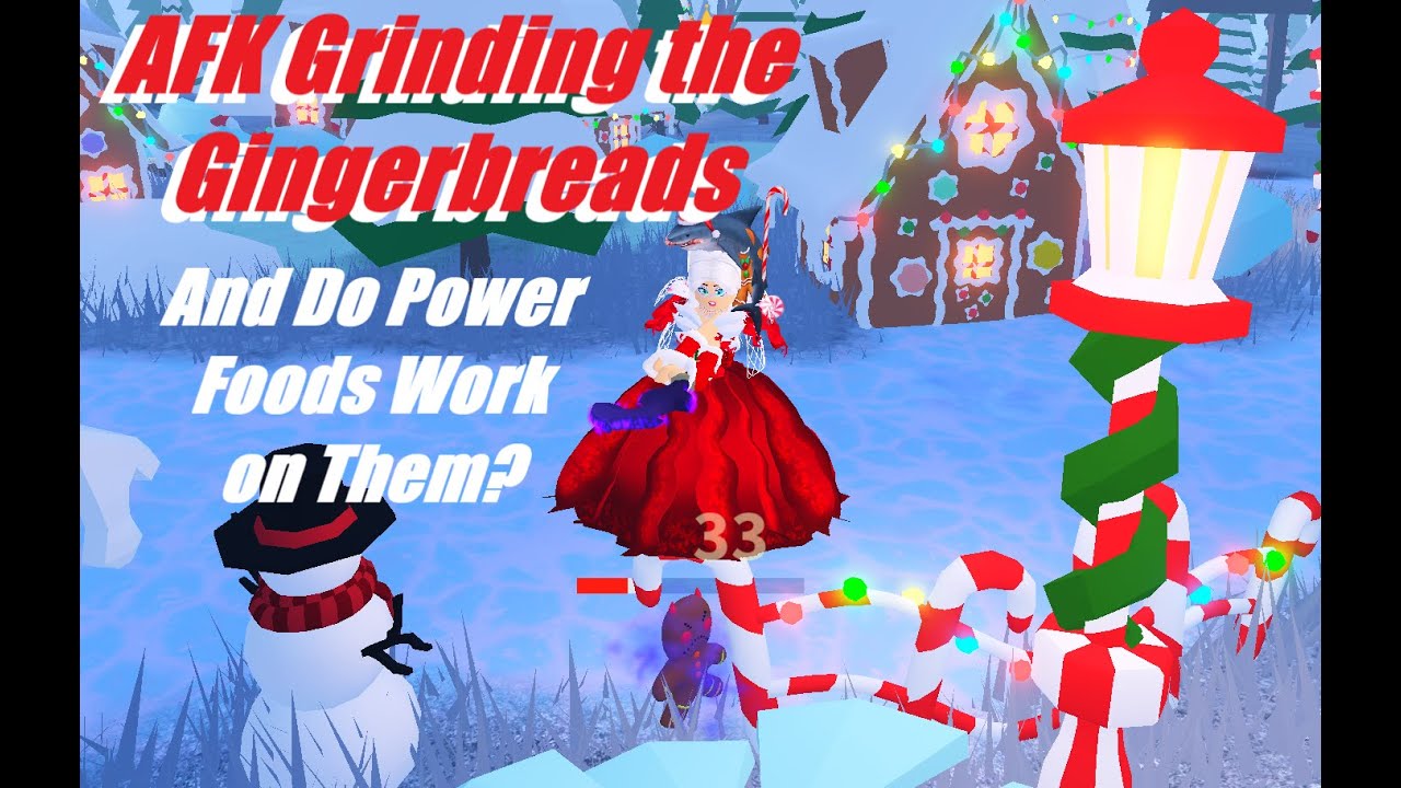 AFK Grinding Gingerbread + Do Power Foods Work on Them? - Roblox ...