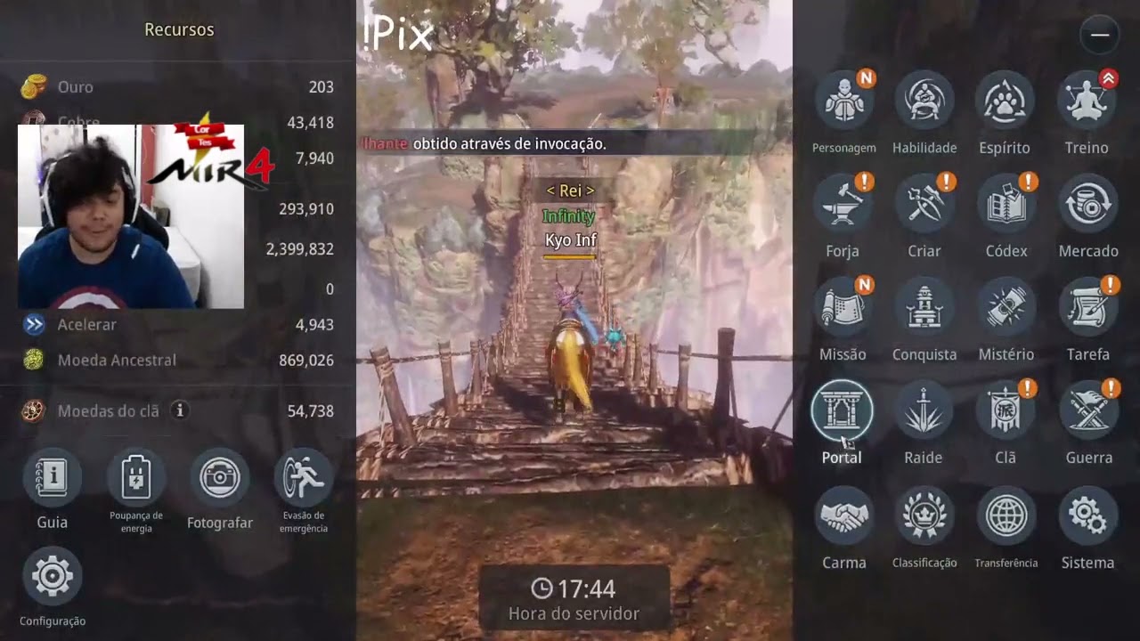 "QUERO VER O Gami Gami PROTEGER VCS O TEMPO INTEIRO" kyo |MIR4 - YouTube