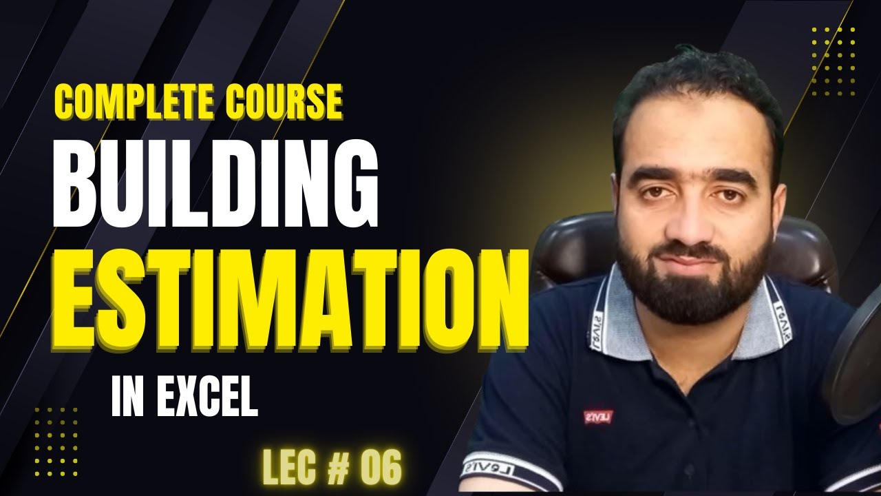 Building Estimation in Excel |How to Find Backfilling for foundation ...