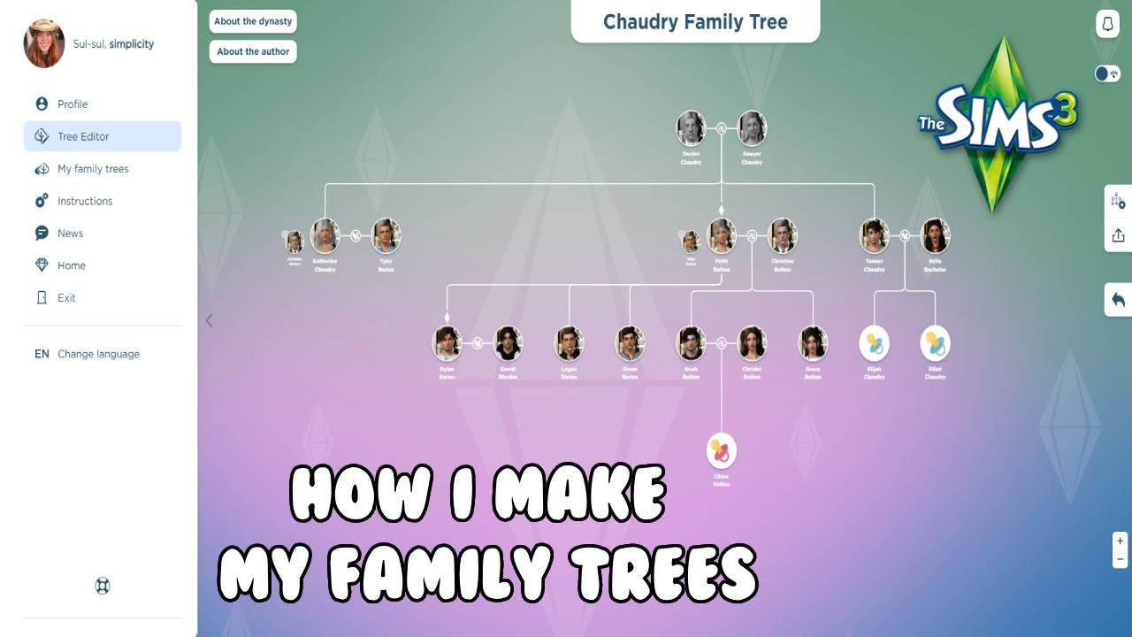 How I Create My Family Trees [UPDATED] | Simplicity - YouTube