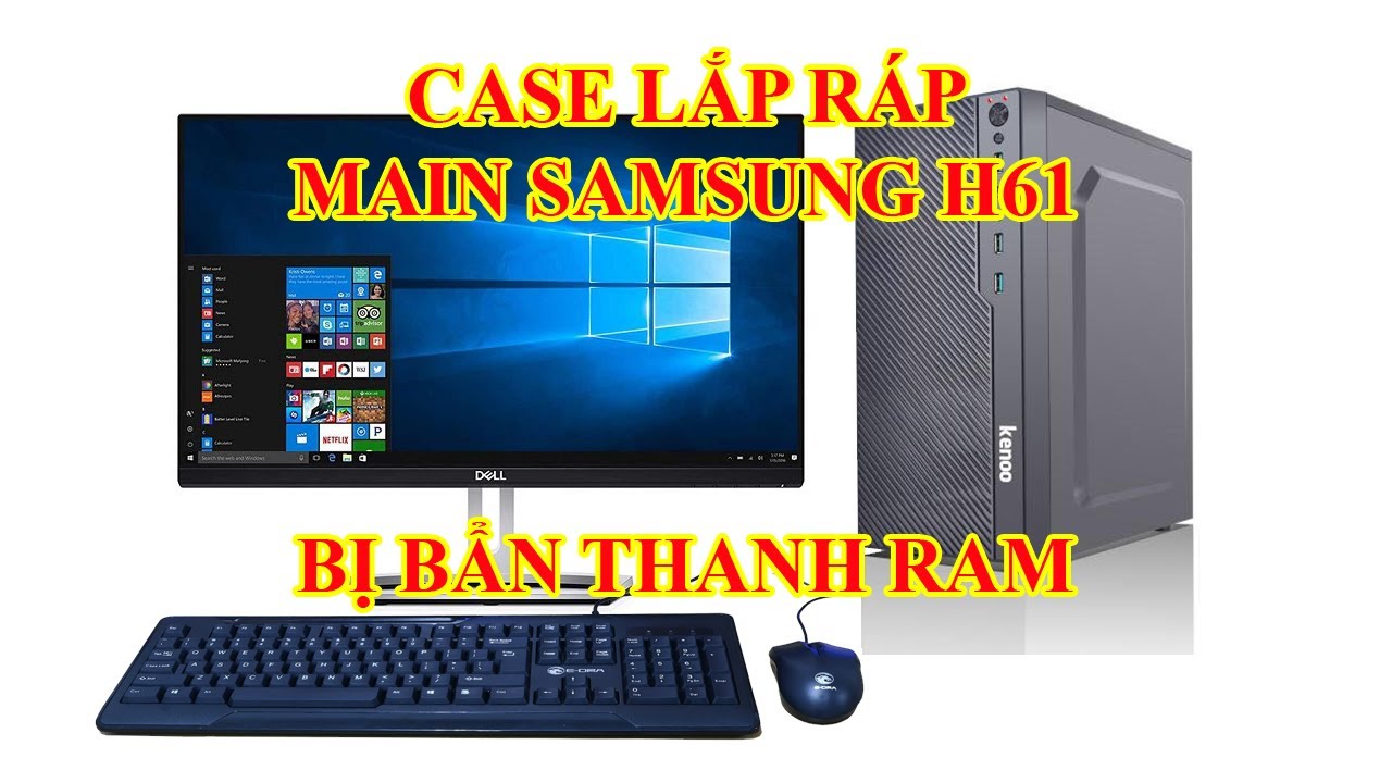 Vệ sinh máy tính mainboard cho PC Samsung H61 bị bẩn RAM (145) - YouTube