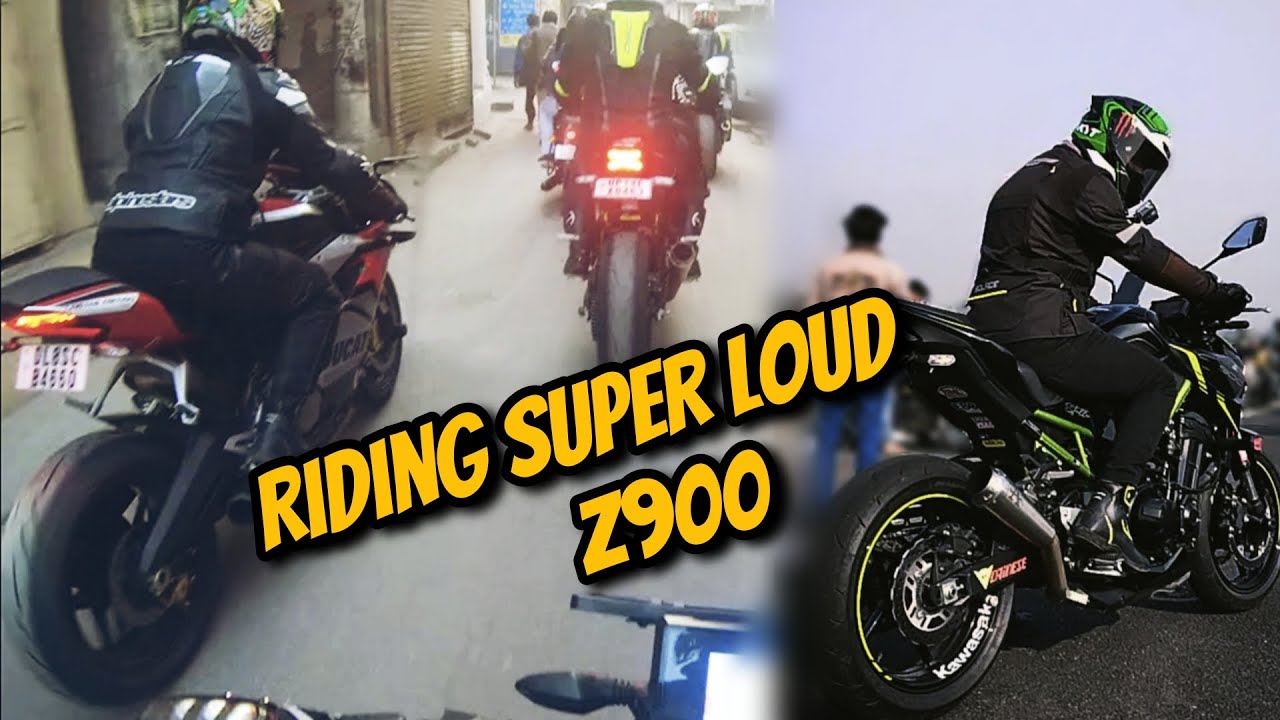 Riding Kawasaki Z900 | New Superbike | Drag Race | Ducati | Hayabusa ...