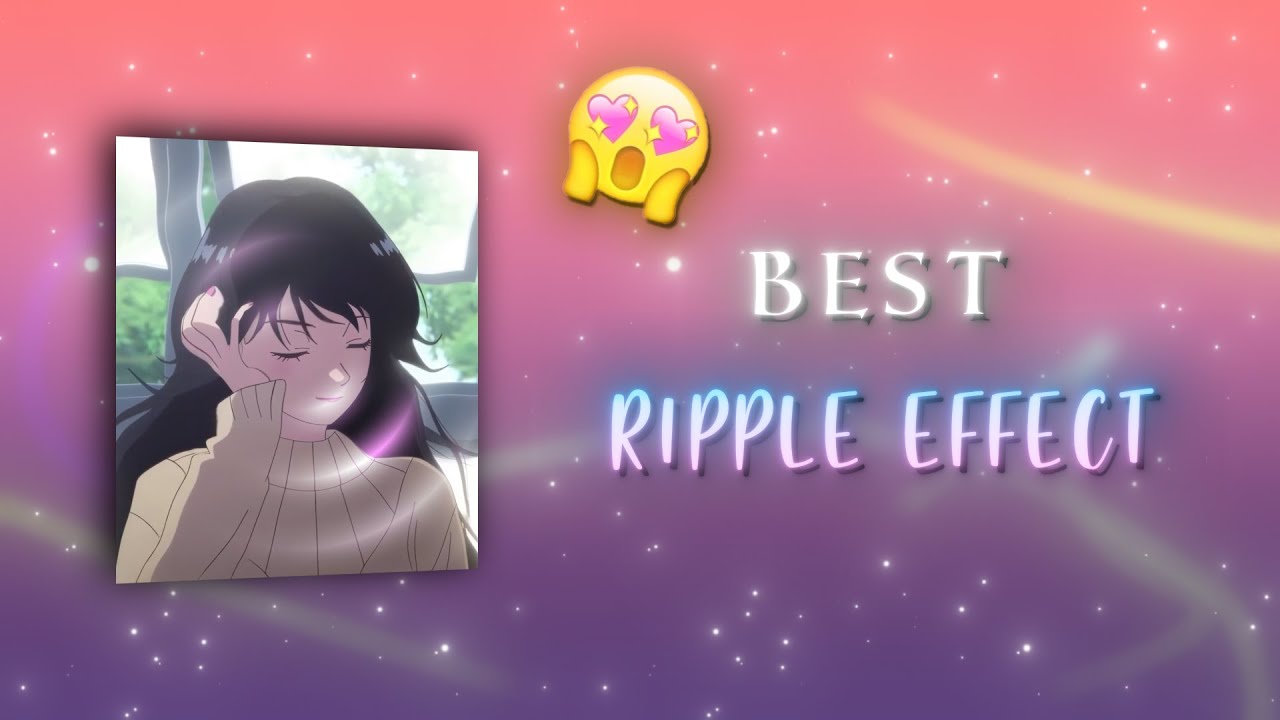 Best ripple effect 💖| Quick tutorial 1 | AE - YouTube
