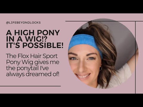 A high ponytail in a wig!? Yes, please! Trying on the Flox Hair Sport Pony Wig.
