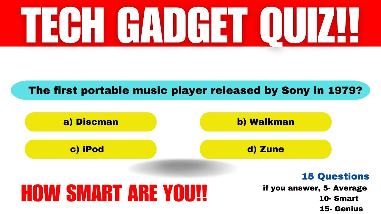 Technology and Gadgets Quiz| General knowledge Challenge - YouTube
