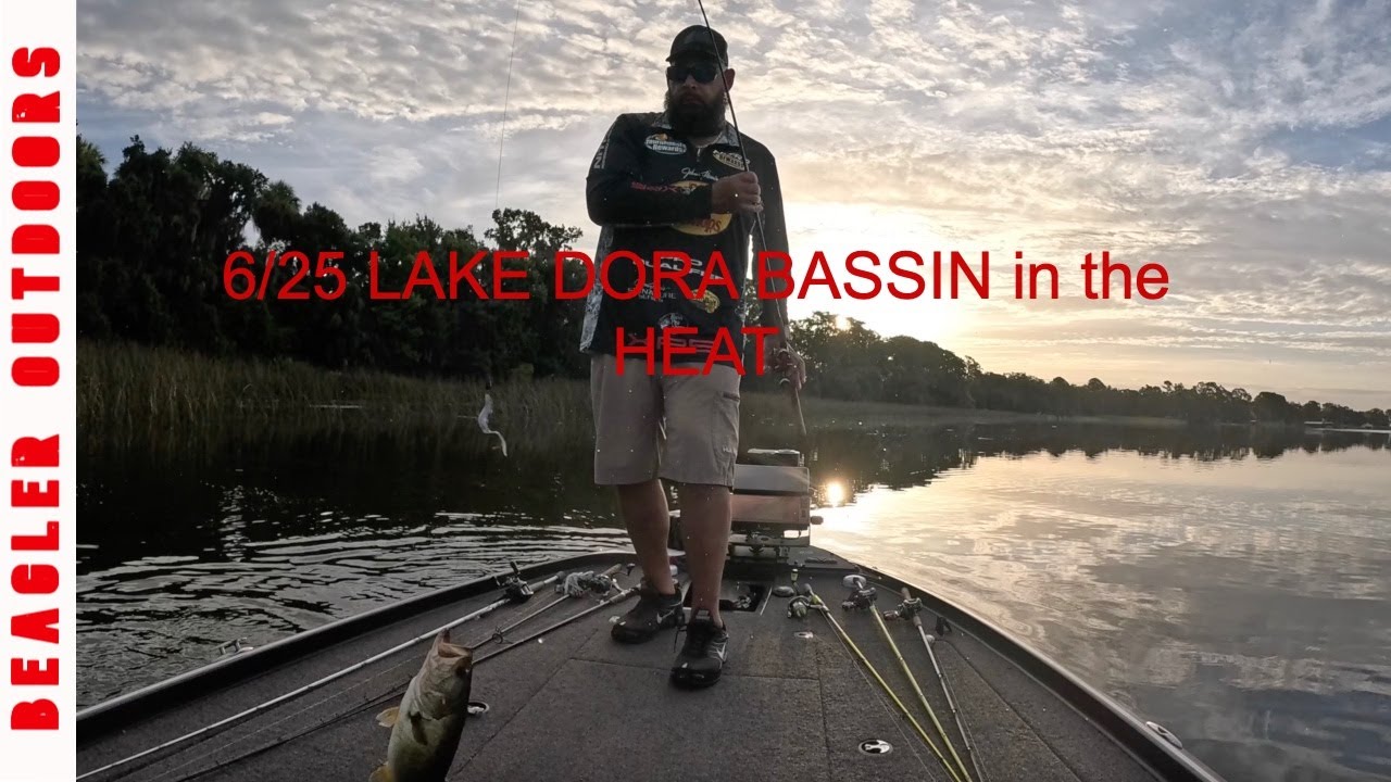 Lake Dora Bass Fishing 6/25 Summer HEAT! - YouTube