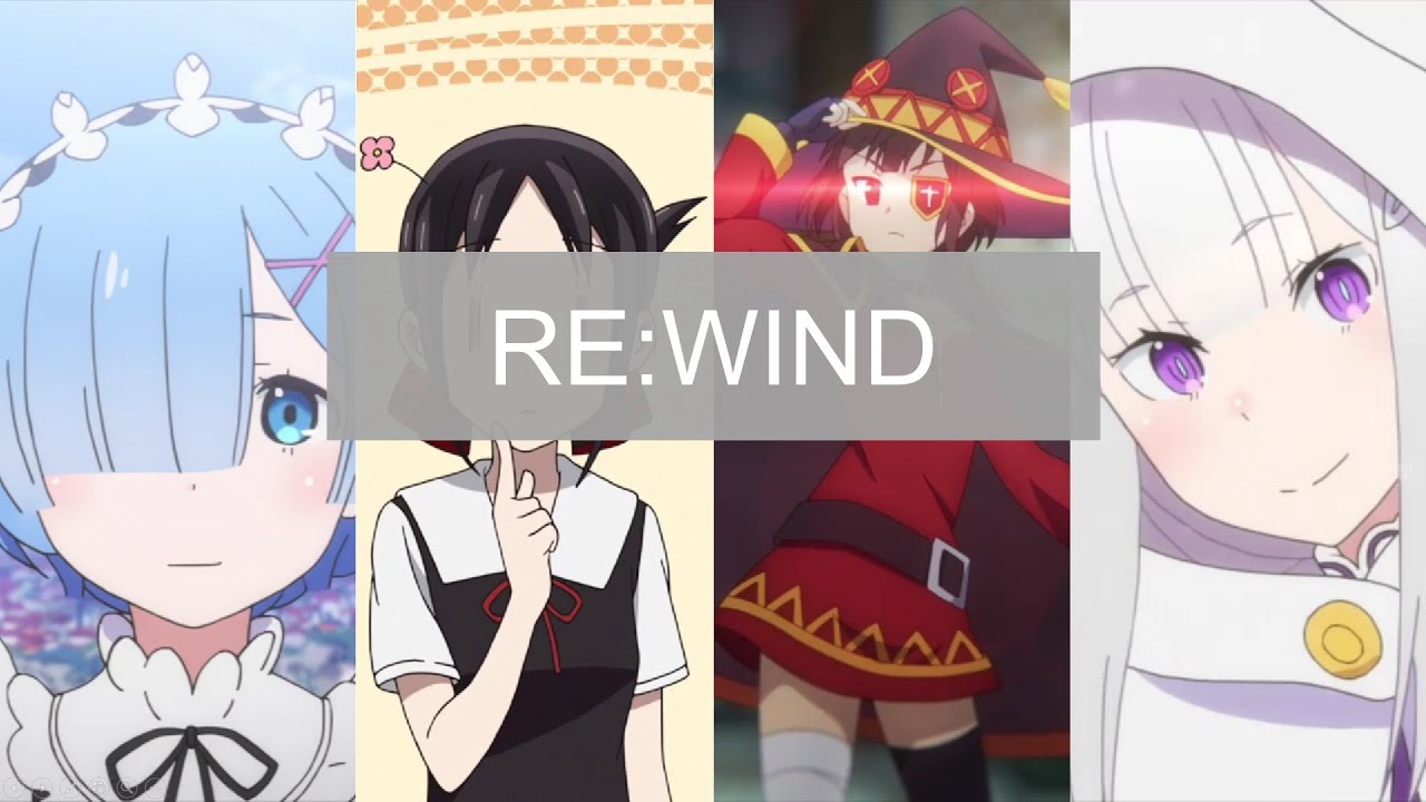 [렘, 에밀리아, 메구밍, 카구야 AI 커버] RE:WIND - YouTube