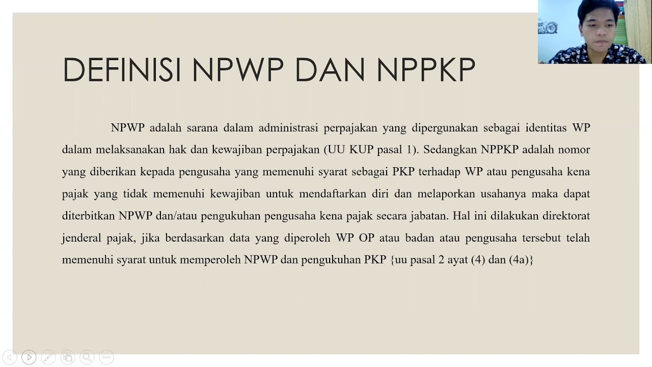 TUGAS PERPAJAKAN 1 || KUP,NPWP, DAN NPPKP (BAB 5) - YouTube