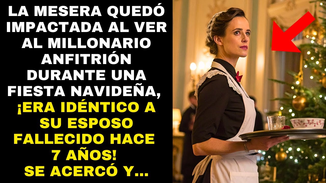 La mesera QUEDÓ IMPACTADA al ver al MILLONARIO, era idéntico a su ...