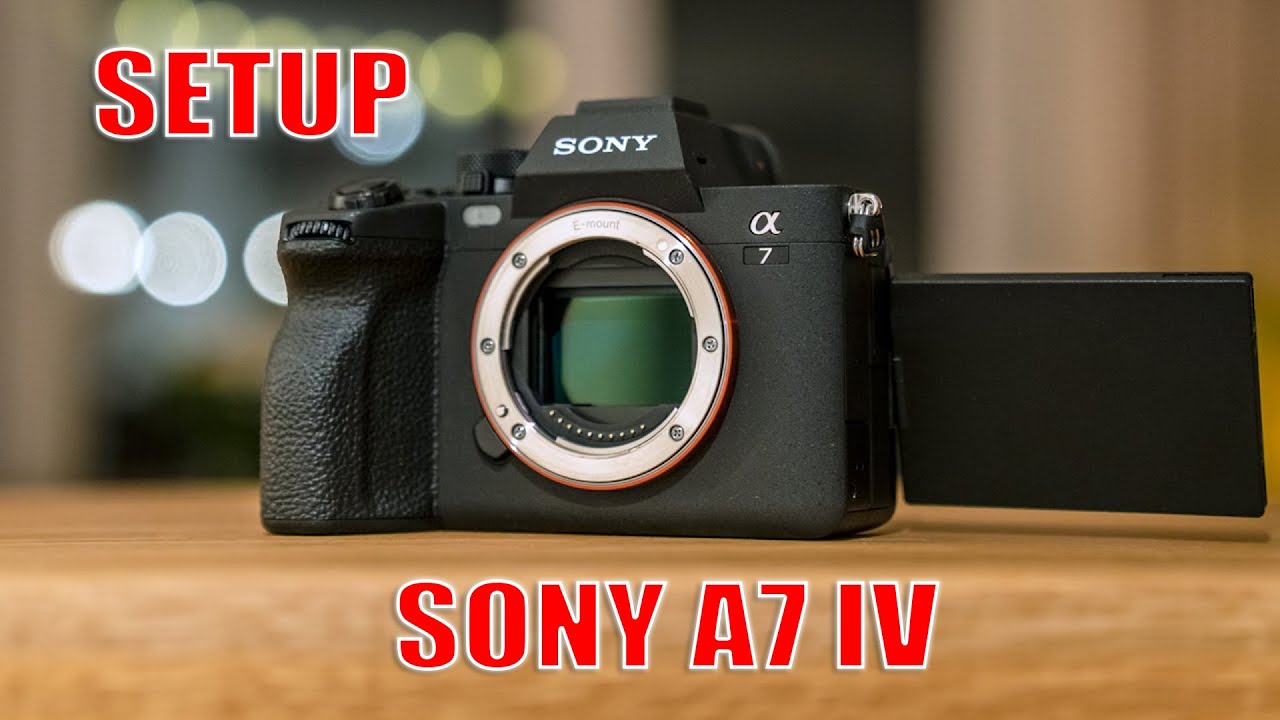 SETUP SONY A74 - YouTube
