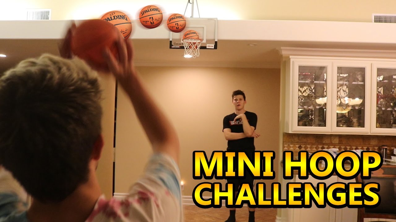EXTREME MINI BASKETBALL CHALLENGES!! - YouTube